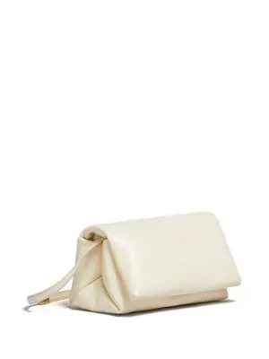 Marni Mini Prisma Leather Shoulder Bag - Neutrals
