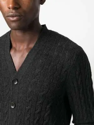 Etro Cable-knit Cashmere Cardigan