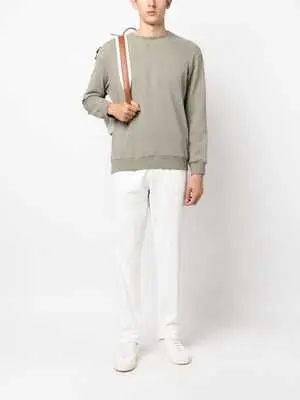 Brunello Cucinelli Crew Neck Cotton Sweatshirt