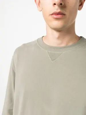 Brunello Cucinelli Crew Neck Cotton Sweatshirt