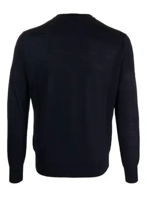 BALLANTYNE Crew-neck Wool Jumper - Blue