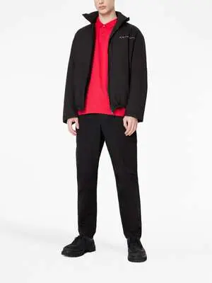 Armani Exchange Logo-print Jersey Polo Shirt