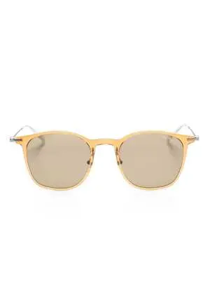 Montblanc Round-frame Tinted Sunglasses - Orange