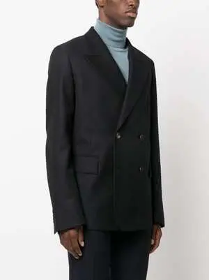 LANVIN Checked Double-breasted Blazer
