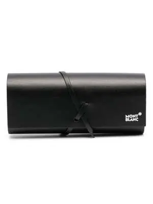 MONT BLANC EYEWEAR Logo-plaque Square-frame Sunglasses