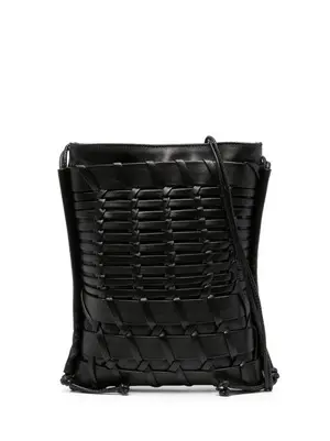 Hereu Trena Leather Crossbody Bag - Black