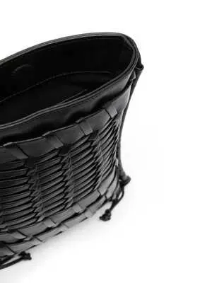 Hereu Trena Leather Crossbody Bag - Black