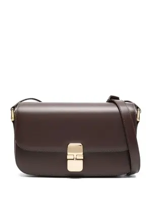 A.p.c. Grace Leather Crossbody Bag