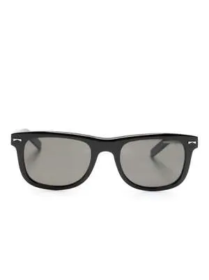 Montblanc Square-frame Tinted Sunglasses - Black