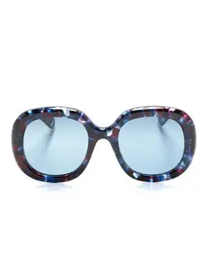 Chloé Gayia Square-frame Sunglasses - Blue