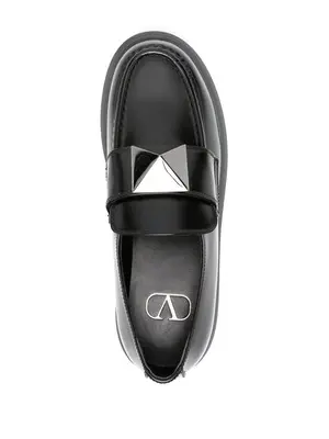 Valentino Garavani One Studded Platform Loafers