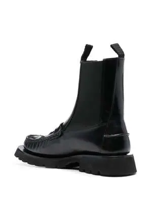 Hereu Alda Woven Chelsea Boots