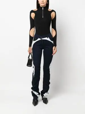 Ottolinger Long-line Panelled Skinny Jeans
