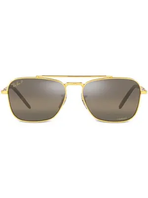 Ray-ban Caravan Tinted Sunglasses - Gold