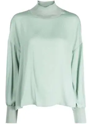 Lorena Antoniazzi High-neck Wide-sleeves Jumper