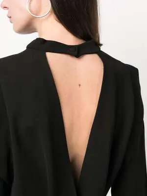 IRO PARIS Gathered V-back Cropped T-shirt