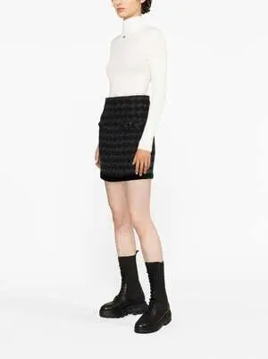 Sandro Logo-appliqué Roll-neck Jumper