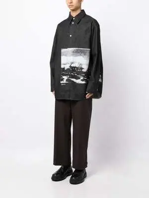 OAMC Graphic-print Cotton Shirt