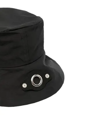 CRAIG GREEN Press-stud Tab Bucket Hat - Black