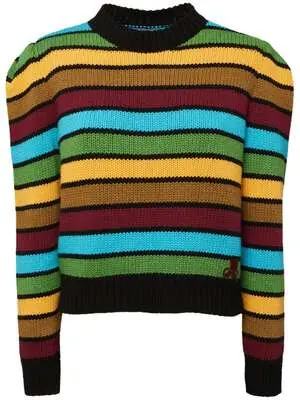 La DoubleJ Striped Knitted Jumper