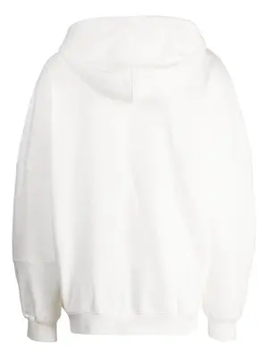OAMC Logo-patch Cotton Hoodie - White