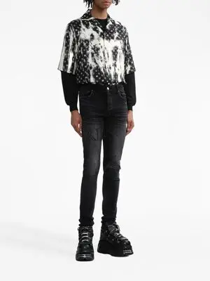 Amiri Crystal-embellished Skinny Jeans