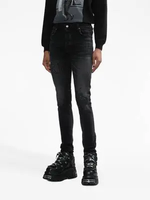 Amiri Crystal-embellished Skinny Jeans