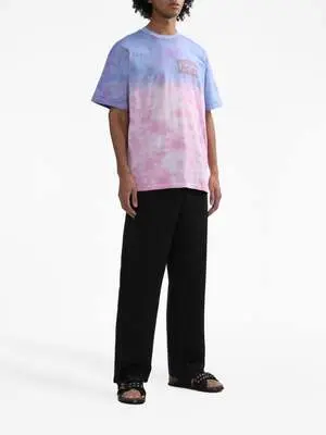 Aries Logo-print Tie-dye T-shirt