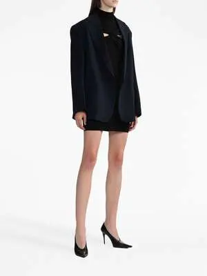 Coperni Cut-out Twisted Wool Minidress