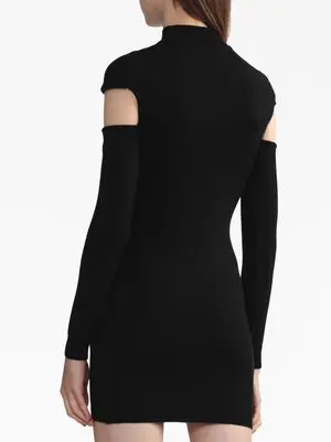 Coperni Cut-out Twisted Wool Minidress