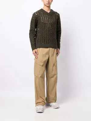 CRAIG GREEN Long-sleeve Perforated Sweatshirt