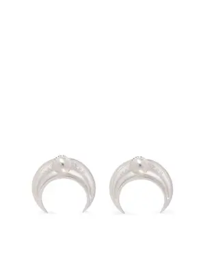MARINE SERRE Moon Polished Earrings