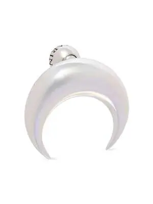 MARINE SERRE Moon Polished Earrings