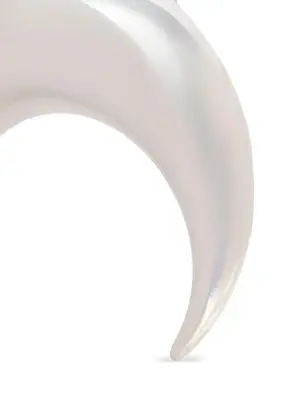 MARINE SERRE Moon Polished Earrings