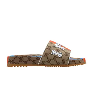 Gucci Logo Slides - Brown