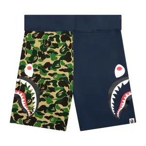 A BATHING APE Abc Camo Side Shark Sweatshorts