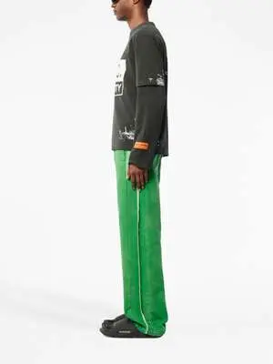 Heron Preston Security Logo-print Cotton T-shirt - Black