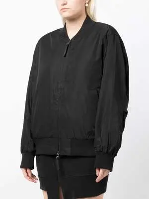 B+AB Baseball-collar Zip-up Bomber Jacket