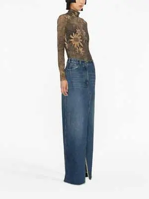 DARKPARK Denim Maxi Skirt