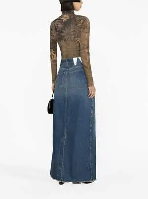 DARKPARK Denim Maxi Skirt