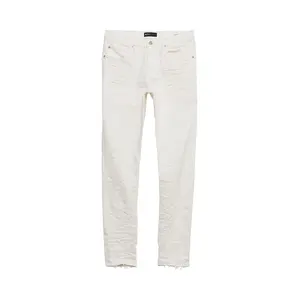 PURPLE BRAND Low Rise Skinny Jeans - White