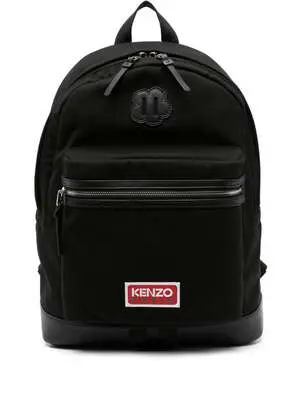 Kenzo Explore Boke Flower Canvas Backpack - Black