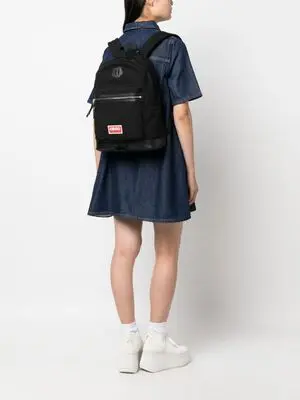 Kenzo Explore Boke Flower Canvas Backpack - Black