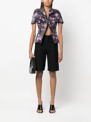 Coperni Holographic Floral Print Jacket
