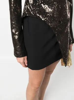 GENNY Sequin-embellished Layered Minidress