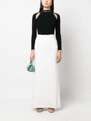 Gcds Rhinestone-embellished Knitted Top