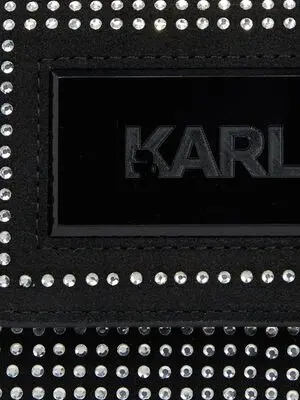 Karl Lagerfeld Crystal-embellished Crossbody Bag