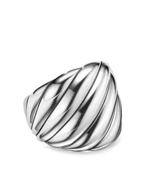 David Yurman Sculpted Cable Ring - Silver