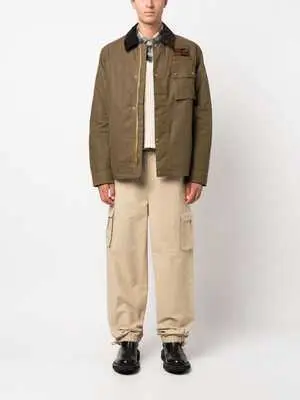 BARBOUR INTERNATIONAL Logo-patch Cotton Shirt Jacket