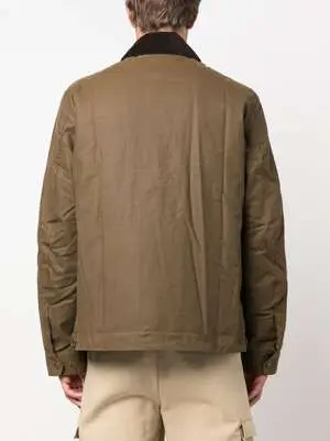 BARBOUR INTERNATIONAL Logo-patch Cotton Shirt Jacket